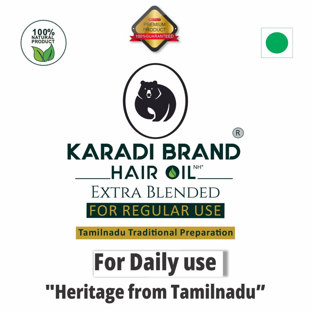 Karadi brand hair oil - Skin Cleanser Store